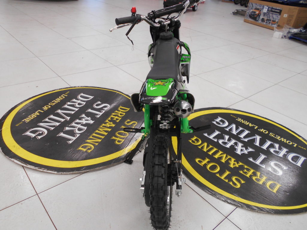 KIDS PETROL DIRT BIKE RENEGADE 50R 49cc GREEN – Lowes Of Larne